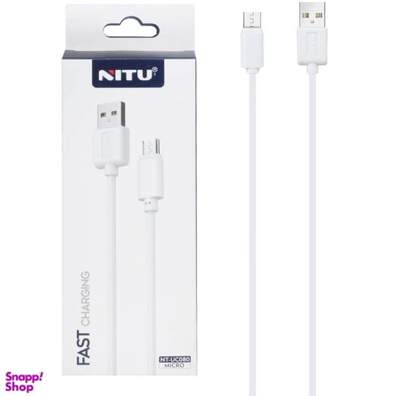 خرید و قیمت کابل 2.4 آمپر USB به micro-usb نیتو (Nitu) مدل UC80 طول 1 متر | ترب