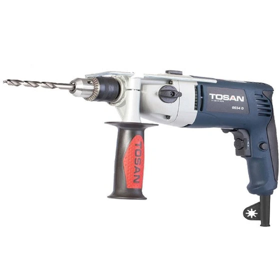 خرید و قیمت دریل چکشی گیربکسی 13 میلی‌متر 1050 وات آچاری توسن 0034D | ترب