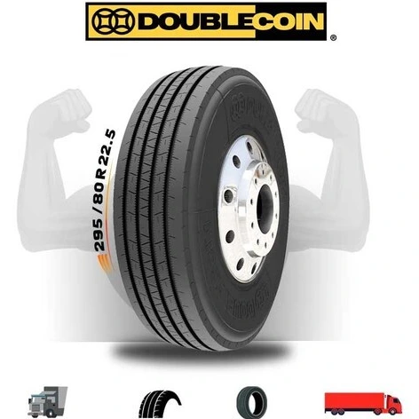خرید و قیمت لاستیک کامیون DOUBLE COIN سایز 22.5-80-295 مدل RR680 | ترب
