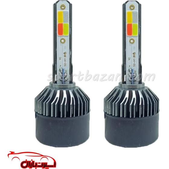 خرید و قیمت هدلایت چهار رنگ پنج حالته D4 برند MZM با یک سال گارانتی تعویض - H11 / یک سال گارانتی ...