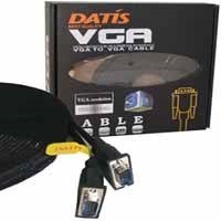 خرید و قیمت کابل VGA 1.5 متری سیم نسوز ضخیم فلت DATIS | ترب