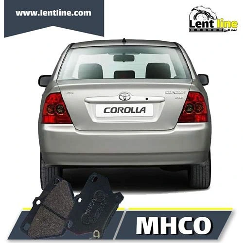خرید و قیمت لنت ترمز عقب تویوتا کرولا 2005-2007 برند MHCO | ترب