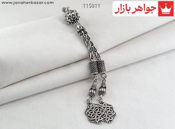 خرید و قیمت کرکوش نقره طرح پیچک کد 115811 | ترب