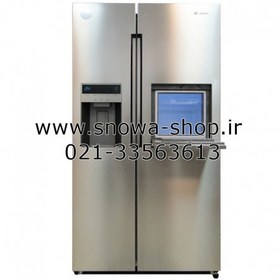 خرید و قیمت یخچال فریزر ساید بای ساید اسنوا S8 2340 ا Snowa S8-2340SS Side By Side Refrigerator ...