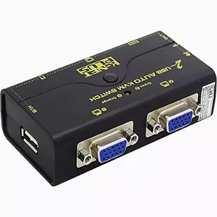 خرید و قیمت مانیتور سوئیچ VGA کی نت پلاس 2 پورت KP-SWKV002 | ترب