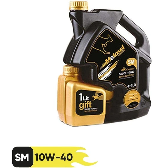 خرید و قیمت روغن موتور خودرو موتوسل مدل Kangaroo Plus SM 10W40 حجم 5 لیتر | ترب