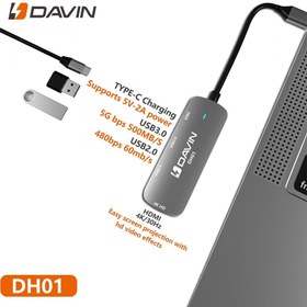 خرید و قیمت هاب تایپ سی داوین DH01 | ترب