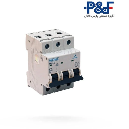 خرید و قیمت فیوز مینیاتوری سه فاز 40 آمپر پارس فانال PFN-3P | ترب