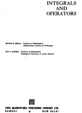 خرید و قیمت دانلود کتاب Integrals and Operators 1968 | ترب