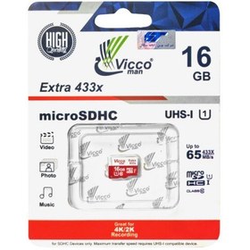 خرید و قیمت کارت حافظه MicroSD ویکومن 433X ظرفیت 16 گیگابایت | ترب