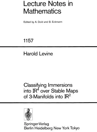 خرید و قیمت دانلود کتاب Classifying Immersions into ℝ4 over Stable Maps ...
