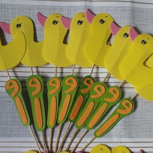 خرید و قیمت گیفت حرف او مثل اردک فومی آموزش حروف الفبا فارسی کاردستی | ترب