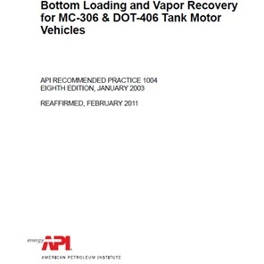 خرید و قیمت API RP 1004- 2011- Bottom Loading and Vapor Recovery for MC ...