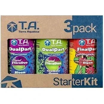 خرید و قیمت کود استارتر کیت جنرال هیدروپونیک | Terra Aquatica Flora Tripack | ترب