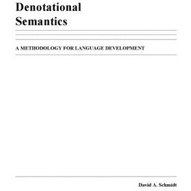 خرید و قیمت دانلود کتاب Denotational Semantics: A Methodology for Language Development 1997 | ترب
