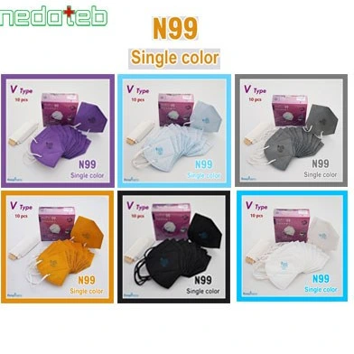 خرید و قیمت جعبه 10 عددی ماسک KN99-VTYPE امیکرون ا (RIMA-KN99 V-TYPE-SINGLE COLOR) | ترب