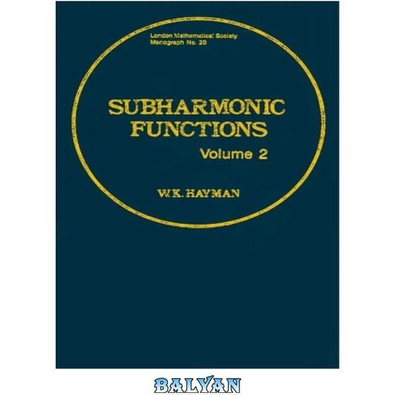 خرید و قیمت دانلود کتاب Subharmonic functions. | ترب
