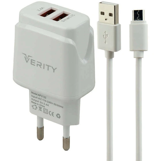 خرید و قیمت شارژر دیواری VERITY 2122 | ترب