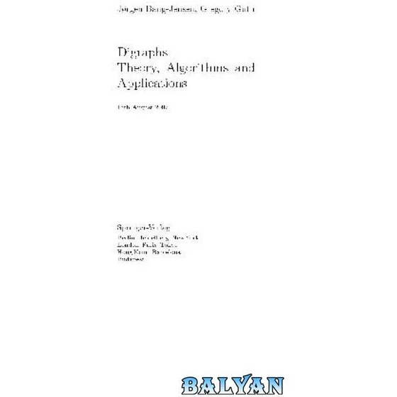 خرید و قیمت دانلود کتاب Digraphs Theory Algorithms And Applications ترب