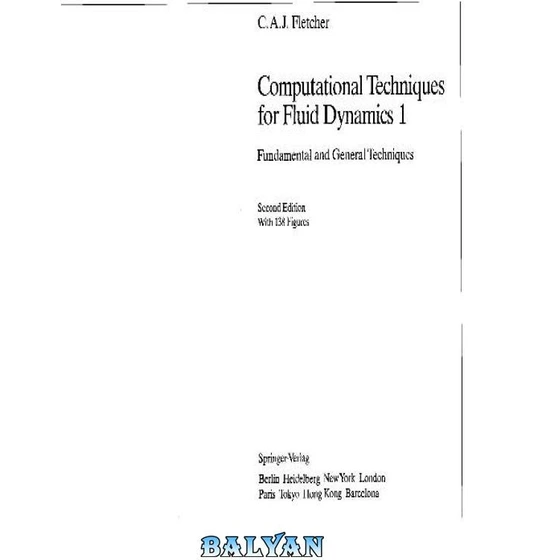 خرید و قیمت دانلود کتاب Computational Techniques For Fluid Dynamics ترب