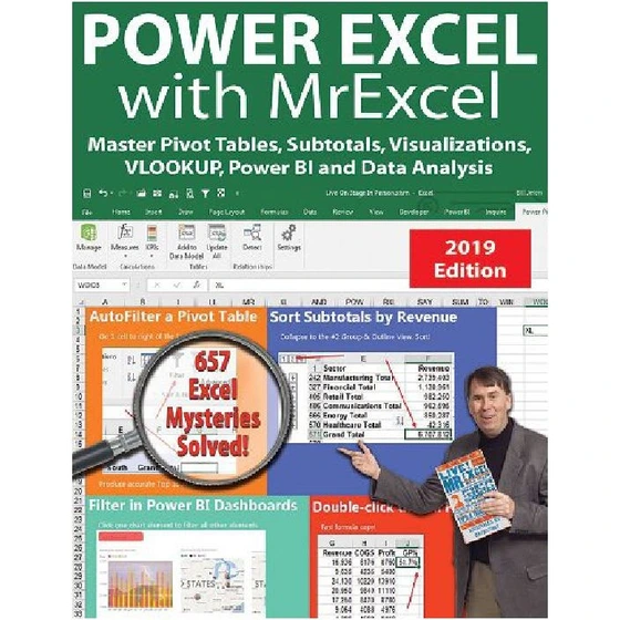 خرید و قیمت دانلود کتاب Power Excel 2019 With Mrexcel Master Pivot