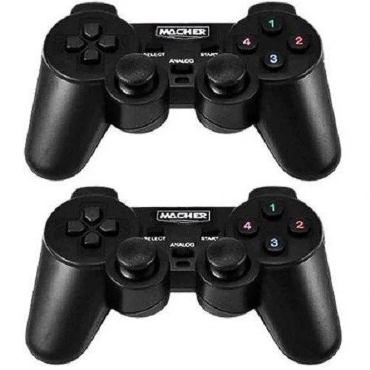 خرید و قیمت دسته بازی دوبل بی سیم مچر (MACHER) مدل MR-W64 | ترب