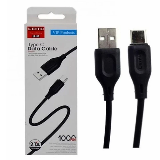خرید و قیمت کابل LD - 37 لیتو Leitu تایپ سی ( TYPE-C ) طول 1 متر | ترب
