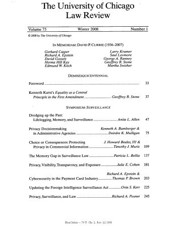 خرید و قیمت دانلود کتاب The University of Chicago Law Review 2008 | ترب