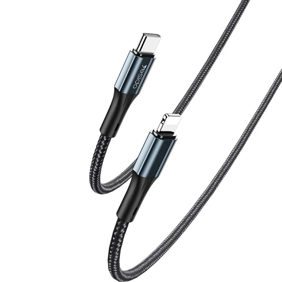 خرید و قیمت کابل تبدیل USB-C به لایتنینگ یسیدو مدل CA95 20W طول 1.2 متر | ترب