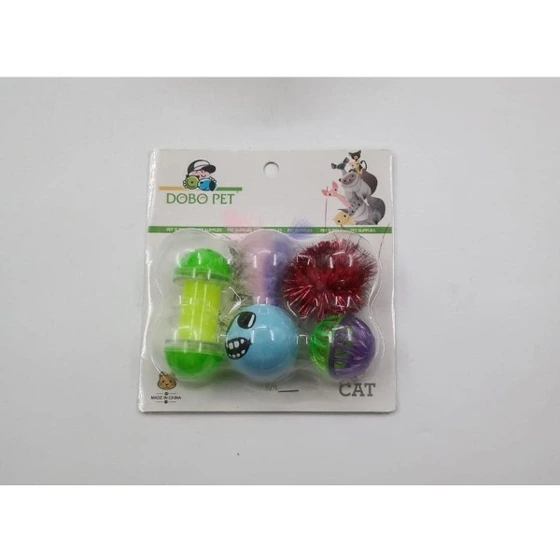 خرید و قیمت ست 5 تایی اسباب بازی گربه dobo pet DOBOPET3 | ترب