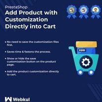 خرید و قیمت ماژول Add Product with Customization Directly into Cart برای پرستاشاپ | ترب