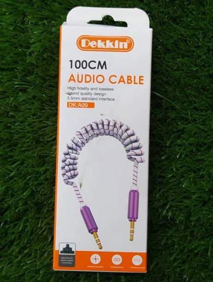 خرید و قیمت کابل AUX سر فلزی DEKKIN دکین مدل DK-A09 | ترب