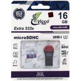 خرید و قیمت کارت حافظه microSDXC ویکومن مدل Extre 533X کلاس 10 استاندارد UHS-I U1 سرعت 80MBps ...
