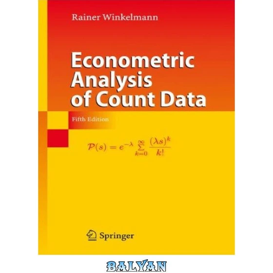 خرید و قیمت دانلود کتاب Econometric Analysis Of Count Data | ترب
