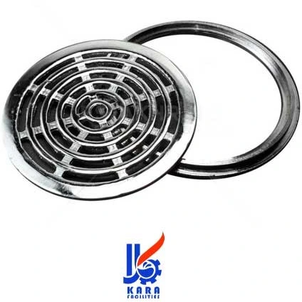 خرید و قیمت کفشور استخری گرد برنجی کاراپول KARA POOL مدل 20 سانت | ترب