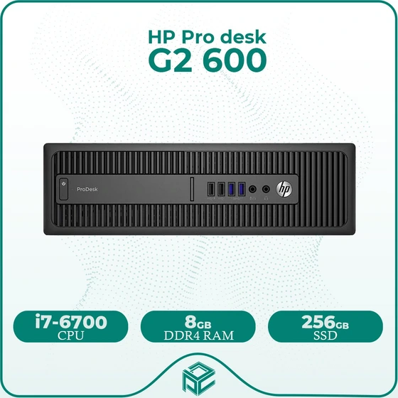 خرید و قیمت مینی کیس اچ پی HP ProDesk G2 600 - Cpu i7 6700 + Ram 8GB ...