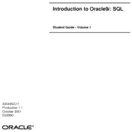 خرید و قیمت دانلود کتاب Introduction to Oracle9i - SQL - Student Guide Vol 1 | ترب