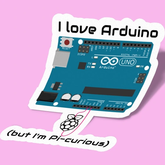 خرید و قیمت استیکر I Love Arduino | ترب