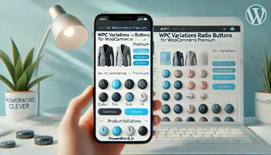 خرید و قیمت افزونه WPC Variations Radio Buttons برای WooCommerce ساده‌تر کردن انتخاب ویژگی‌ها با ...