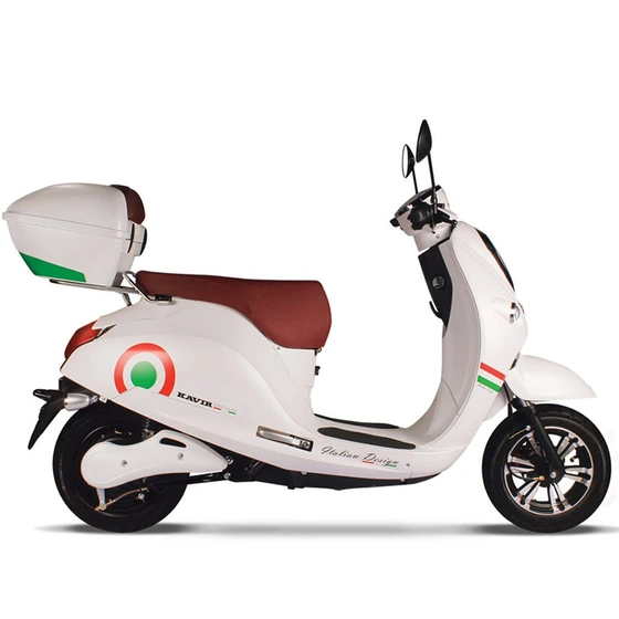 خرید و قیمت موتورسیکلت الکتریکی کویر مدل ES2 1500 رنگ سفید | ترب