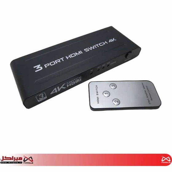 خرید و قیمت سوئیچ 3 پورت P-NET HDMI مدل 4K301 کیفیت 4K | ترب