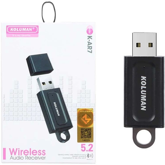 خرید و قیمت دانگل بلوتوث Koluman مدل K-AR7 - مشکی | ترب