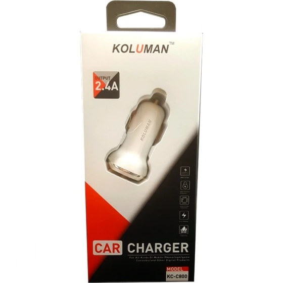 خرید و قیمت شارژر فندکی کلومن (koluman) مدل KC-C800 | ترب