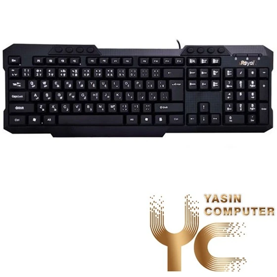 خرید و قیمت کیبورد مالتی مدیا ROYAL RK-163 | ترب