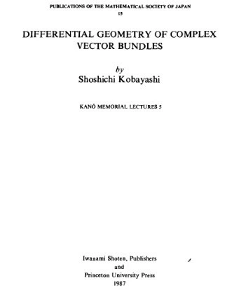 خرید و قیمت دانلود کتاب Differential geometry of complex vector bundles ...