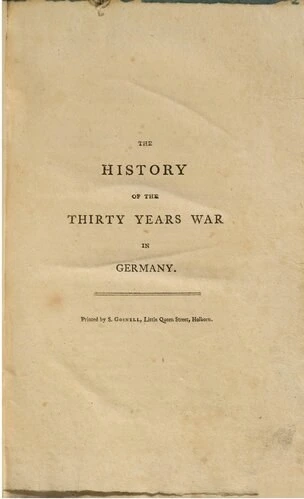 خرید و قیمت دانلود کتاب The History of the Thirty Years War in Germany ...