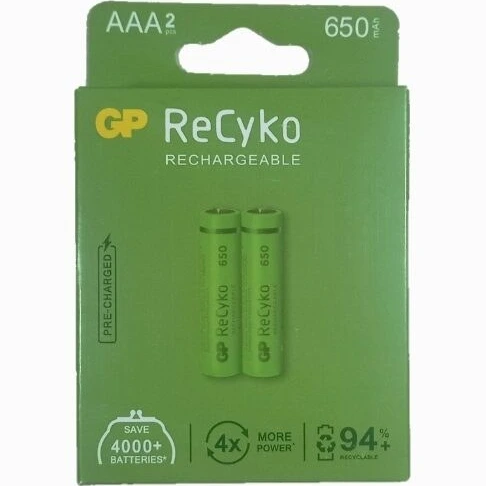 خرید و قیمت باتری شارژی نیم قلمی ریسایکو GP 650 | ترب