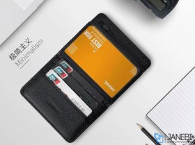 خرید و قیمت پاور بانک و کیف چرمی Zhuse 4000mAh Power Bank And Card ...