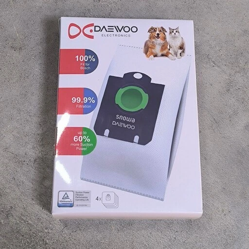 خرید و قیمت پاکت (کیسه) جارو برقی دووDvc s22 کیفیت عالی نانو پنج لایه بسته 4عددی | ترب