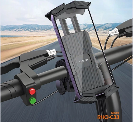خرید و قیمت هولدر گوشی موبایل موتورسیکلت رسی RECCI RHO-C33 | ترب